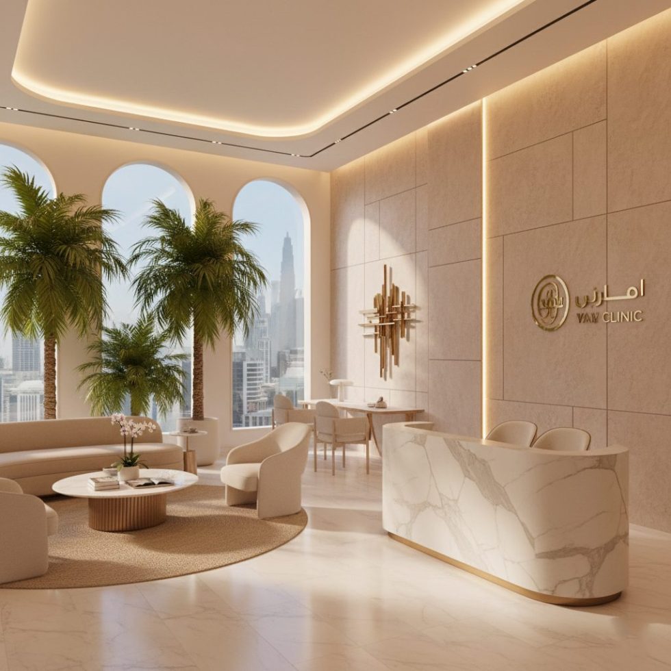 Healthcare & Clinic Interior Design in Dubai - Oak & Arc Office ...